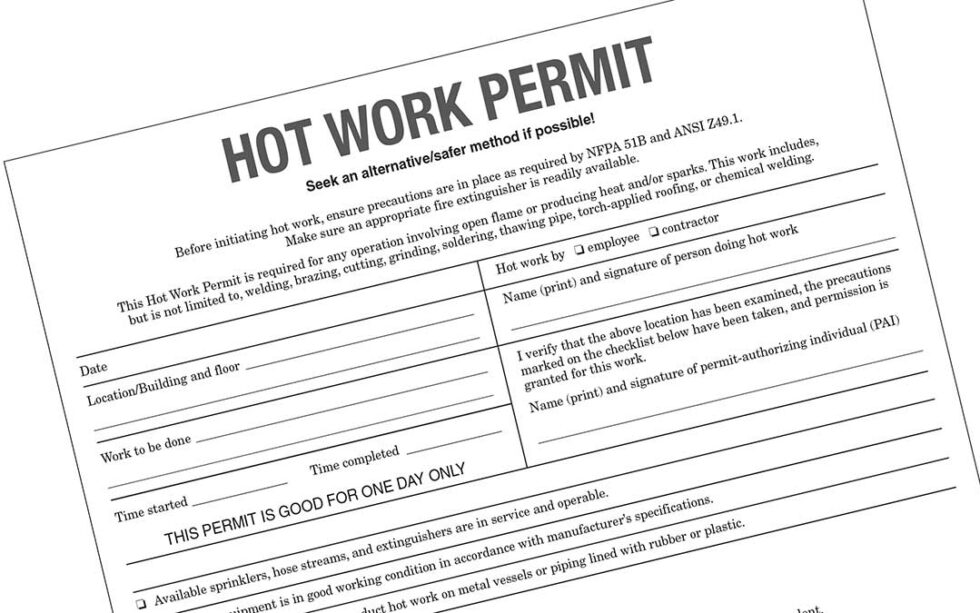 OSHA Hot Work Permit Requirements: What You Need to Know - Illustra Pro